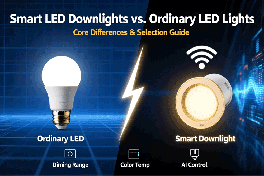 Smart LED Downlights vs. Ordinary LED Lights: Core Differences, Select ...